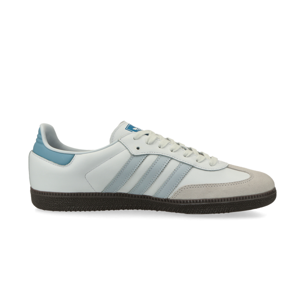 adidas Samba OG (weiß / hellblau) | 43einhalb Sneaker Store