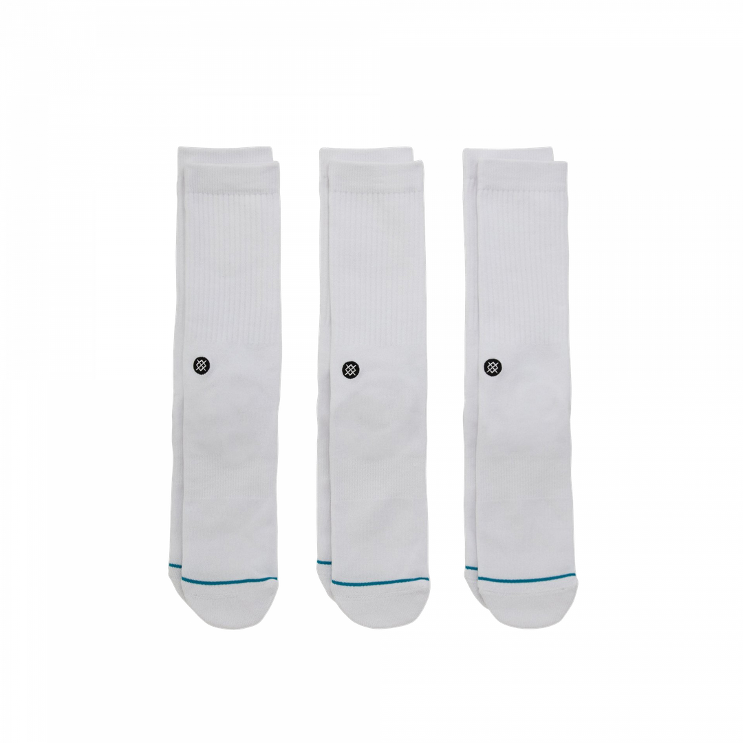 Stance Socks Icon 3-Pack (white) | 43einhalb Sneaker Store