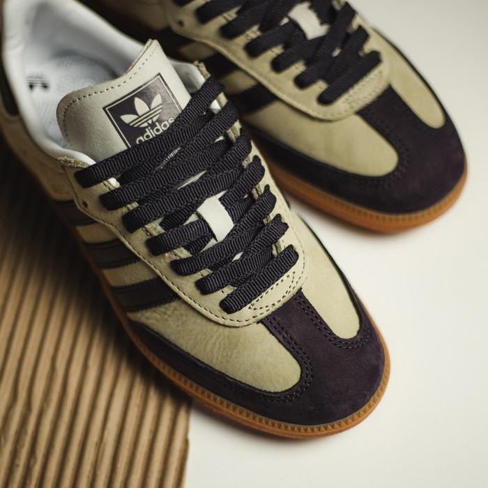 adidas Samba OG W (putty grey / aurora black / silver metallic ...