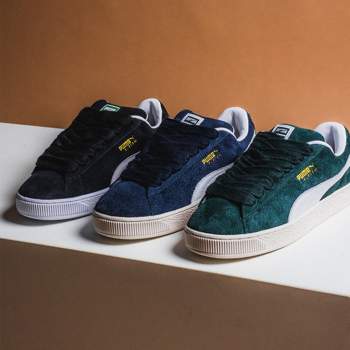 Puma Suede XL Hairy (green) | 43einhalb Sneaker Store