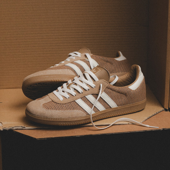 adidas Samba OG (cardboard / chalk white / brown desert) | 43einhalb ...