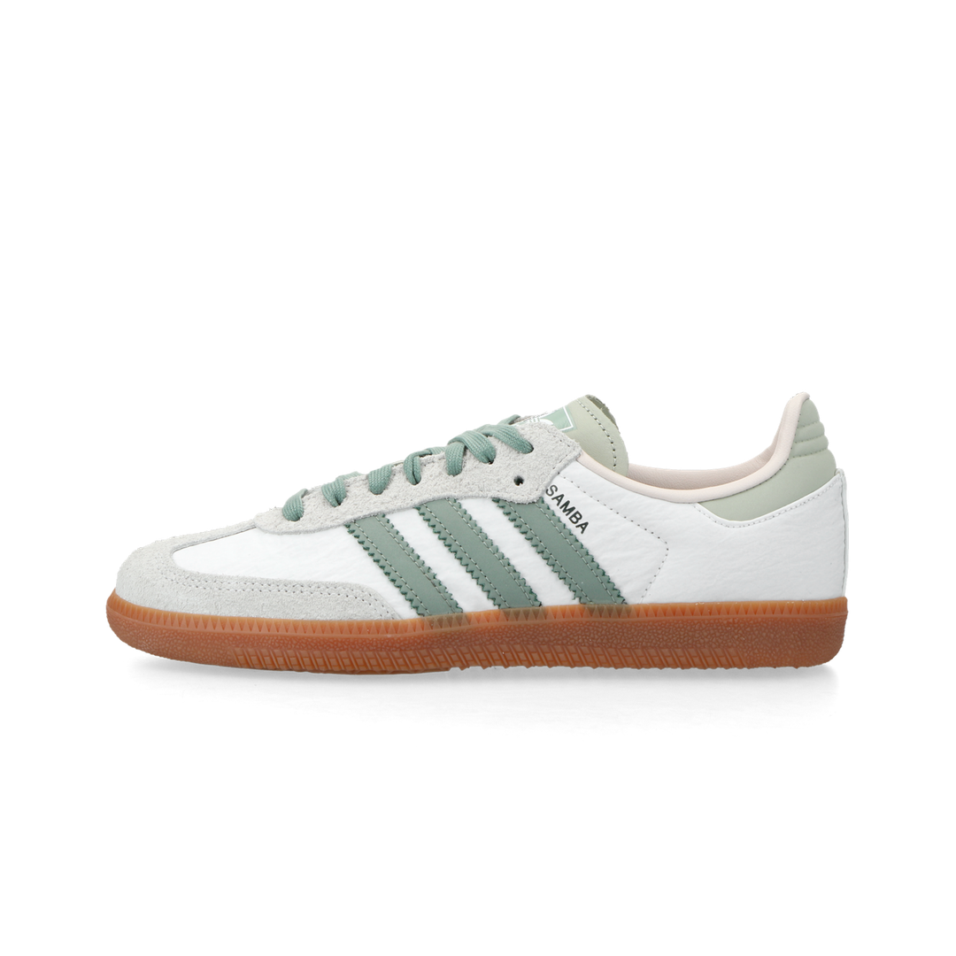 adidas Samba OG W »Silver Green« (silver / green / putty mauve ...