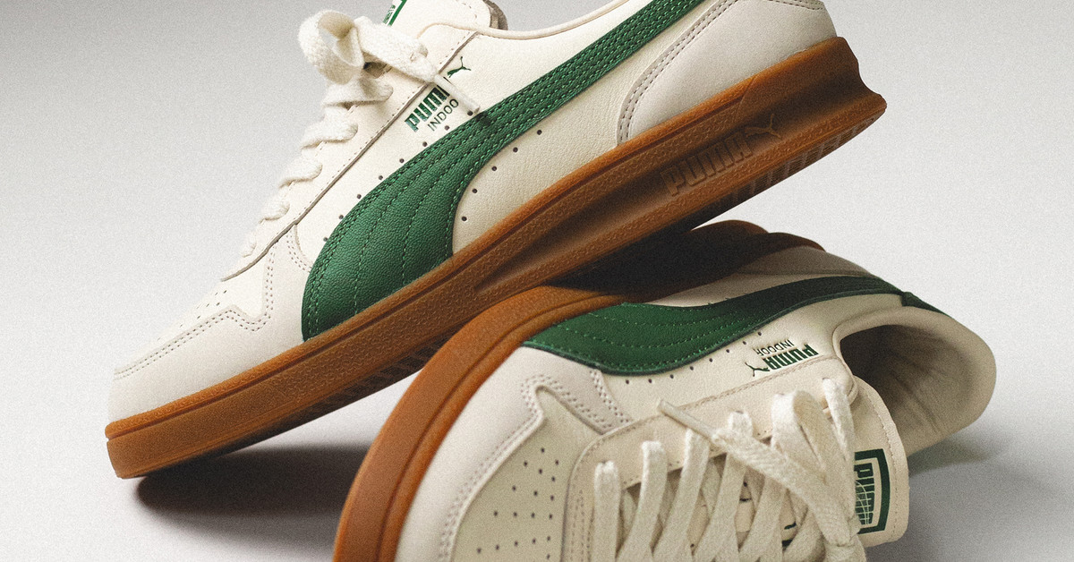 Puma Indoor OG (beige / green) | 43einhalb Sneaker Store