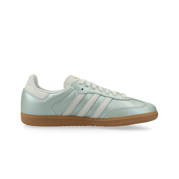 adidas Samba OG W Linen Green Metallic (off white / cyber metallic ...