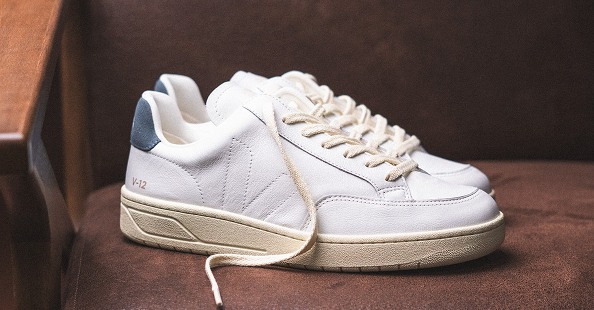 VEJA V-12 Stitch O.T. Leather (extra-white / white / california ...