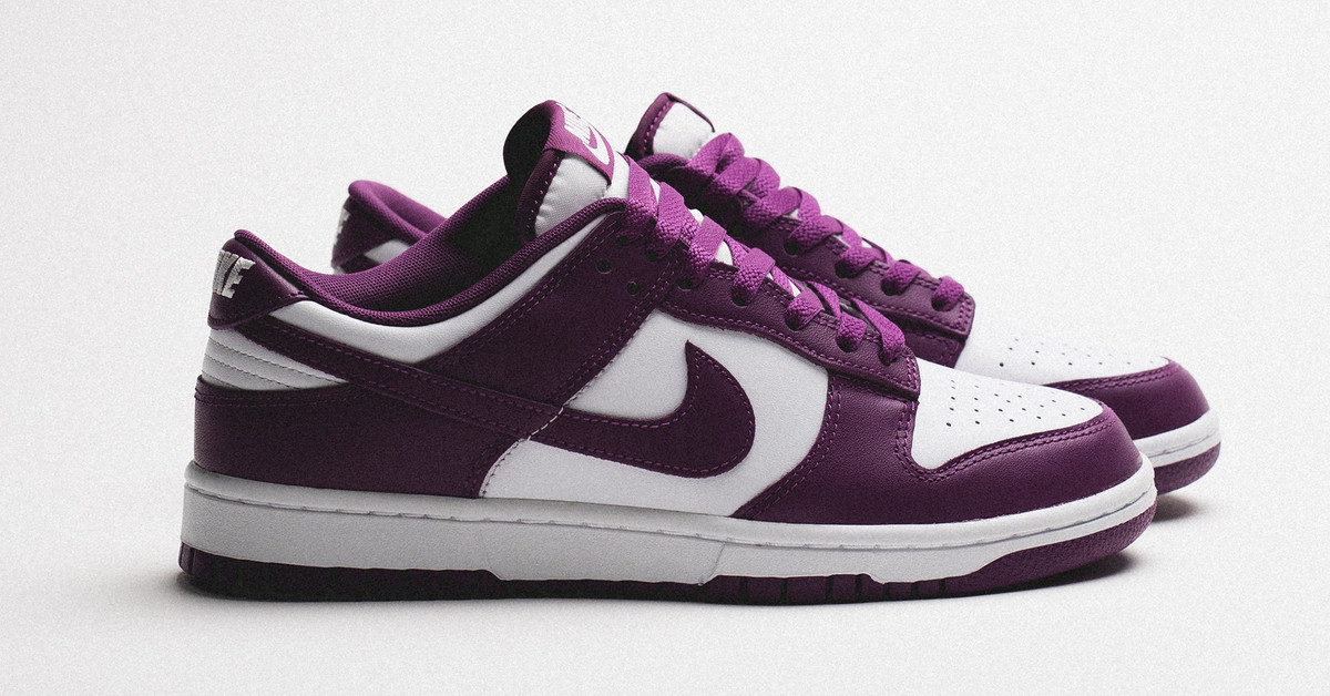 Nike Dunk Low Retro (white / viotech / white) | 43einhalb Sneaker Store
