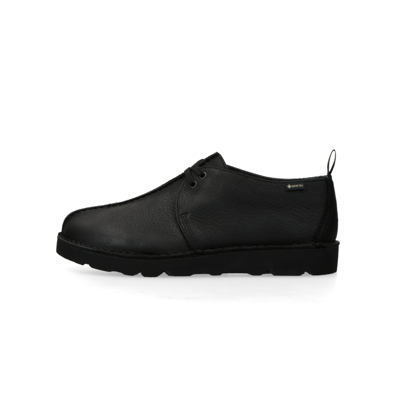 Clarks Originals Desert Trek Gore-Tex Black Leather | 43einhalb Sneaker ...