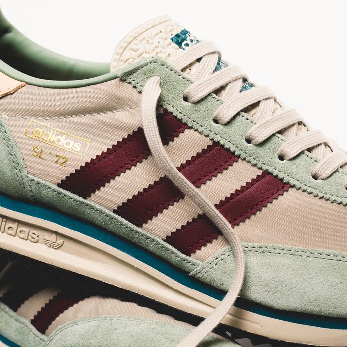 adidas SL 72 RS (putty grey / shadow red / legacy teal) | 43einhalb ...