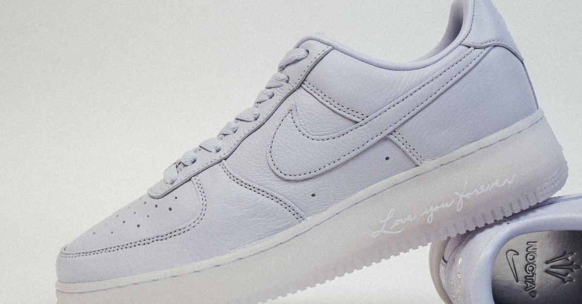 Nike x Nocta Air Force 1 Low (palest purple / cobalt tint) | 43einhalb ...