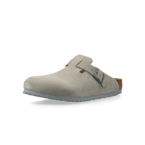 Birkenstock Boston Suede Leather (stone coin) | 43einhalb Sneaker Store