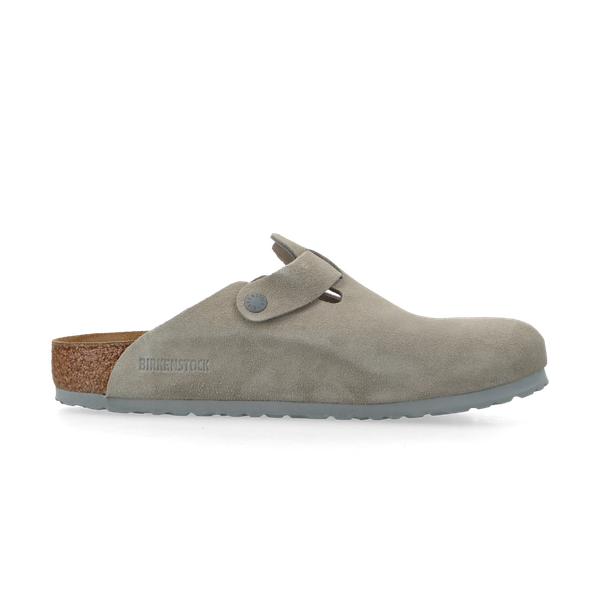 Birkenstock Boston Suede Leather (stone coin) | 43einhalb Sneaker Store