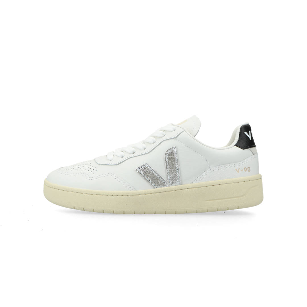 VEJA V-90 O.T. Leather (white / silver / black) | 43einhalb Sneaker Store