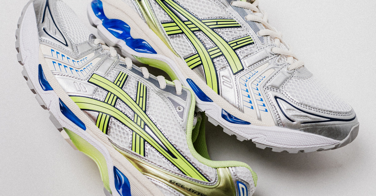 ASICS SportStyle GEL-KAYANO 14 Sprite (white / lime green) | 43einhalb ...