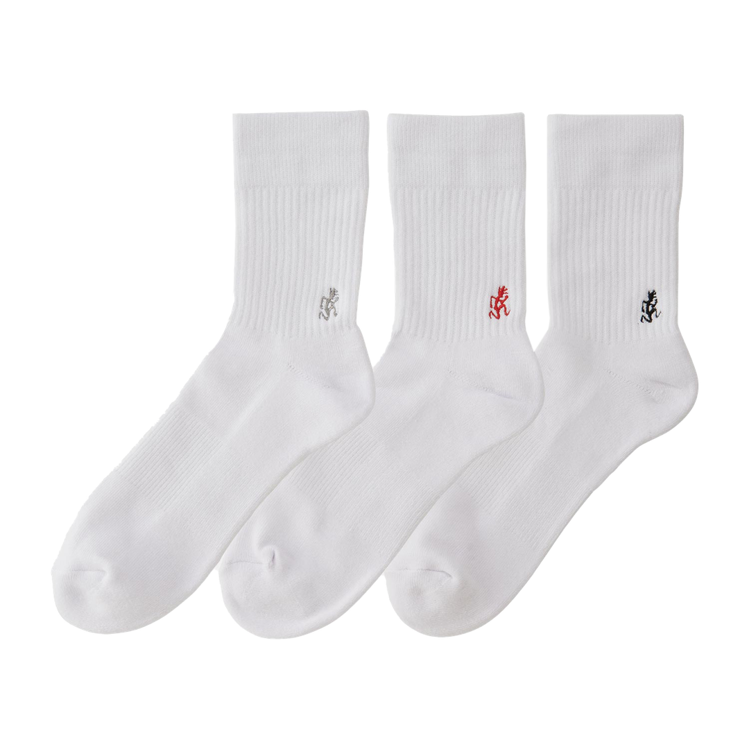 Gramicci Basic Crew Socks (white) | 43einhalb Sneaker Store