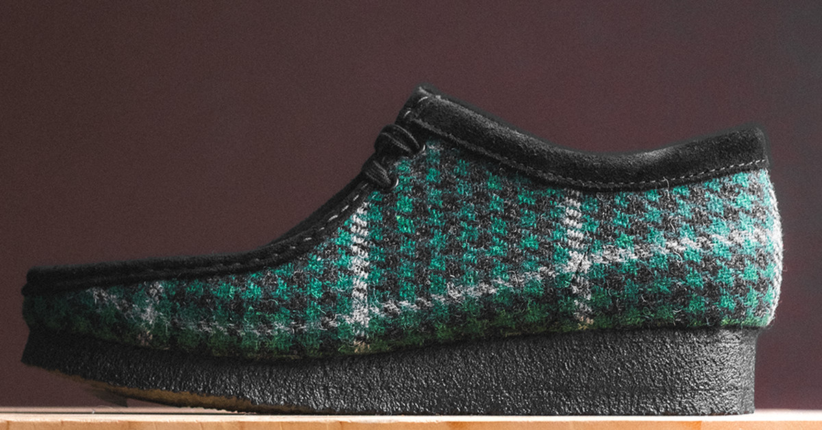 Clarks Originals Wallabee (green tweed comb) | 43einhalb Sneaker Store