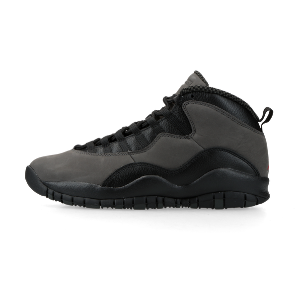 Jordan Air Jordan 10 Retro Shadow (charred grey / true red / black ...
