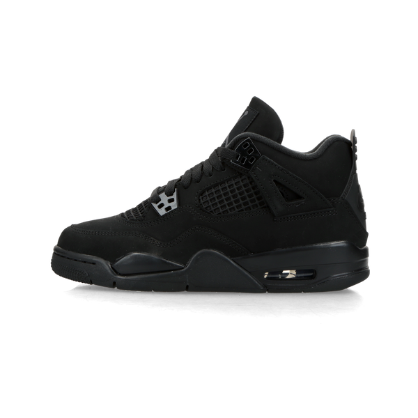 Jordan Air Jordan 4 Retro Black Cat (GS) (black / black / lt graphite ...