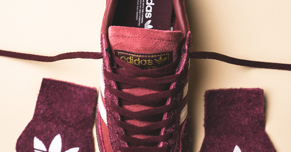 adidas Handball Spezial LT (bordeaux / white / gum) | 43einhalb Sneaker ...